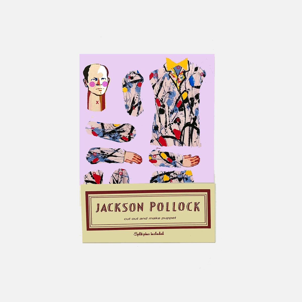 Jackson Pollock DIY Puppet – East Village Postal